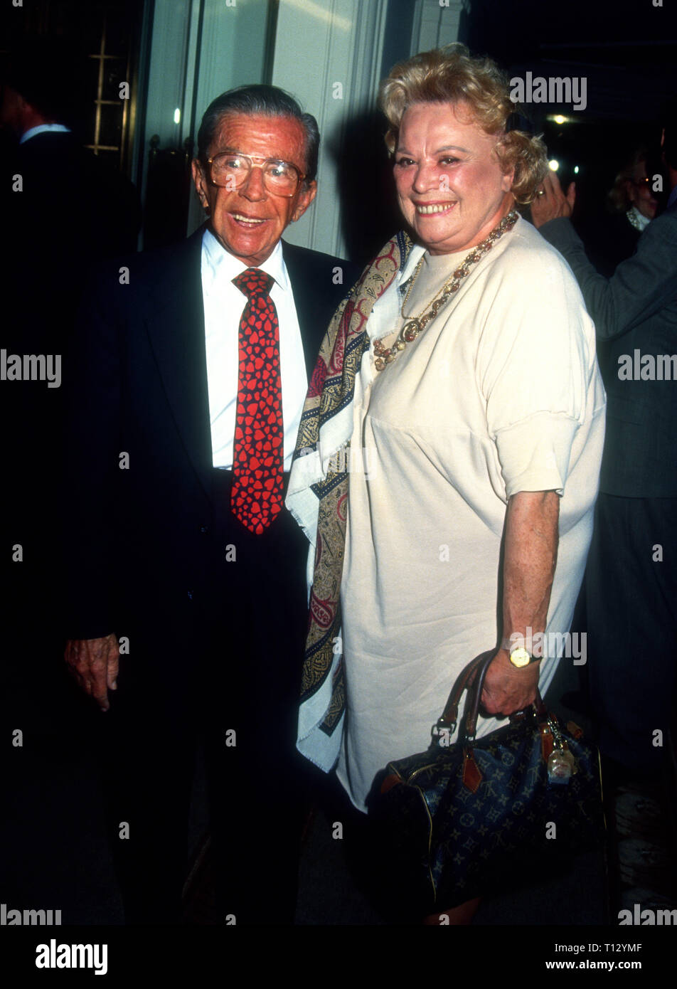 BEVERLY HILLS, CA - MARCH 2: Actor Morey Amsterdam and actress Rose ...