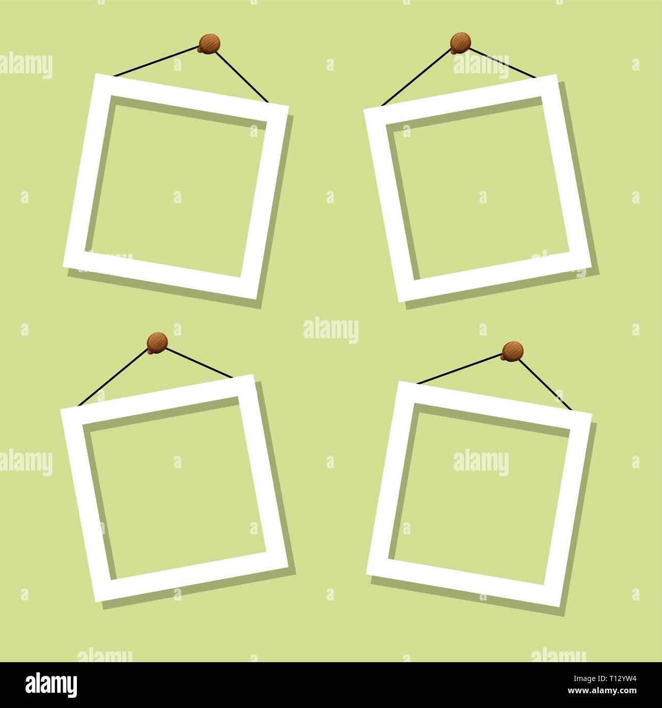 Set of photo frame illustration Stock Vector Image & Art - Alamy
