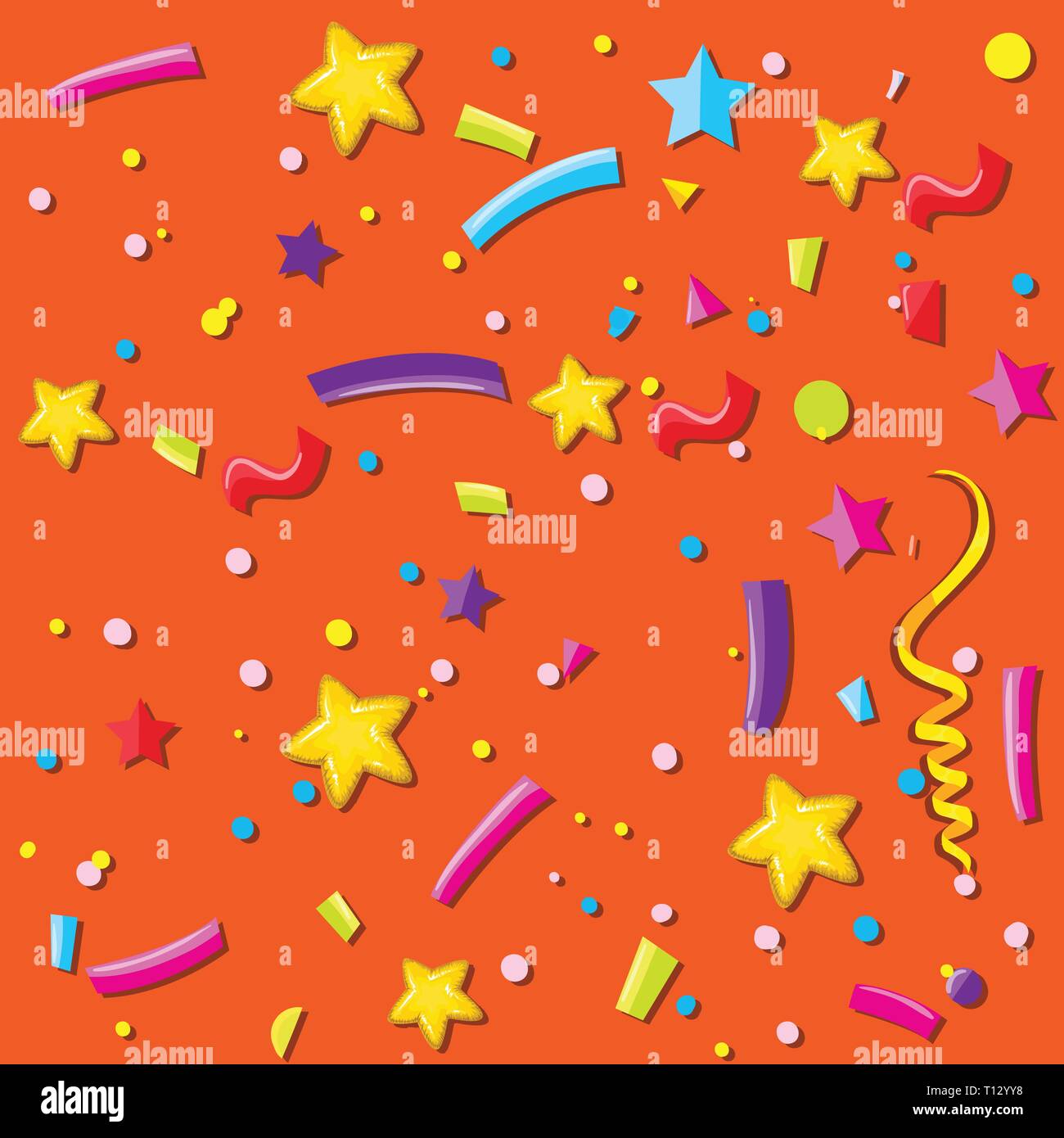 Orange party Stock Vector Images - Alamy