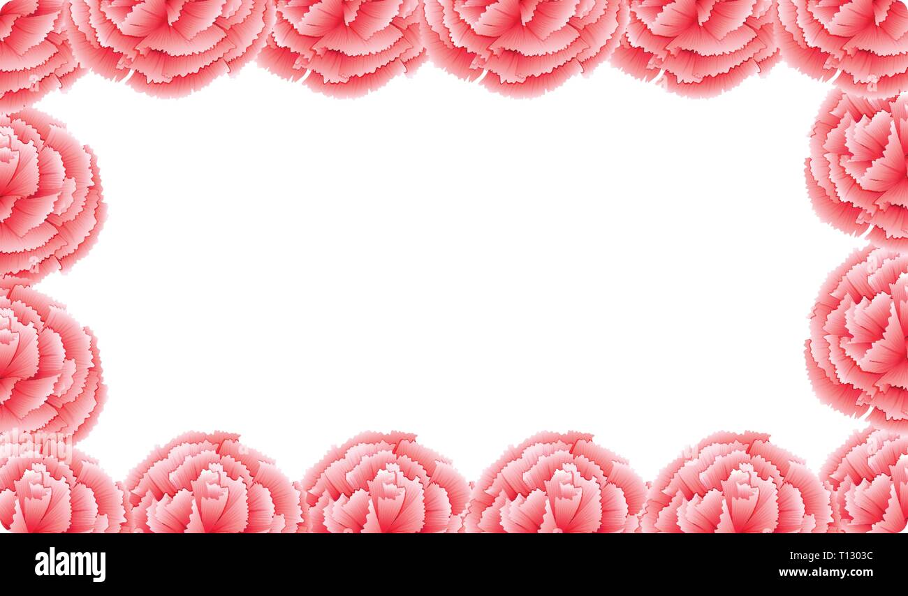 Beautiful decorative carnation Stock Vector Images - Alamy