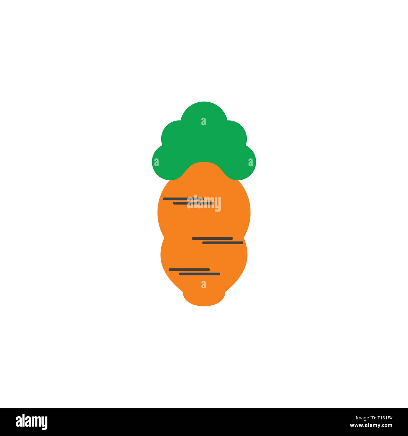 simple carrot colorful design symbol vector Stock Vector Image & Art ...