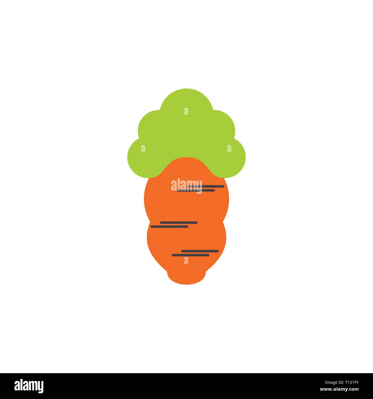 simple carrot colorful design symbol vector Stock Vector Image & Art ...