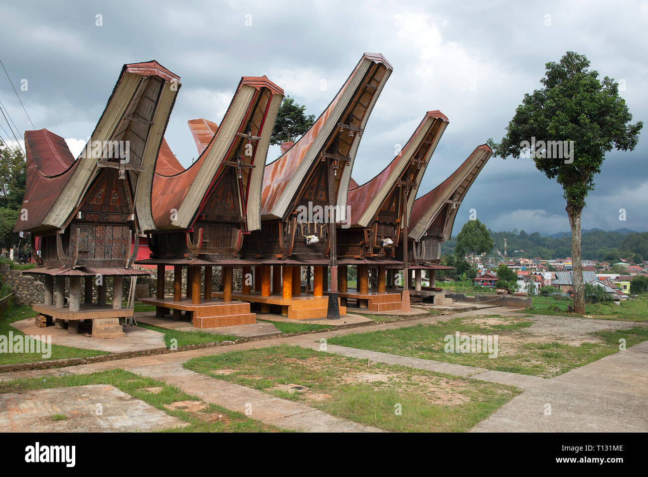 Traditional torajan buildings hi-res stock photography and images - Alamy