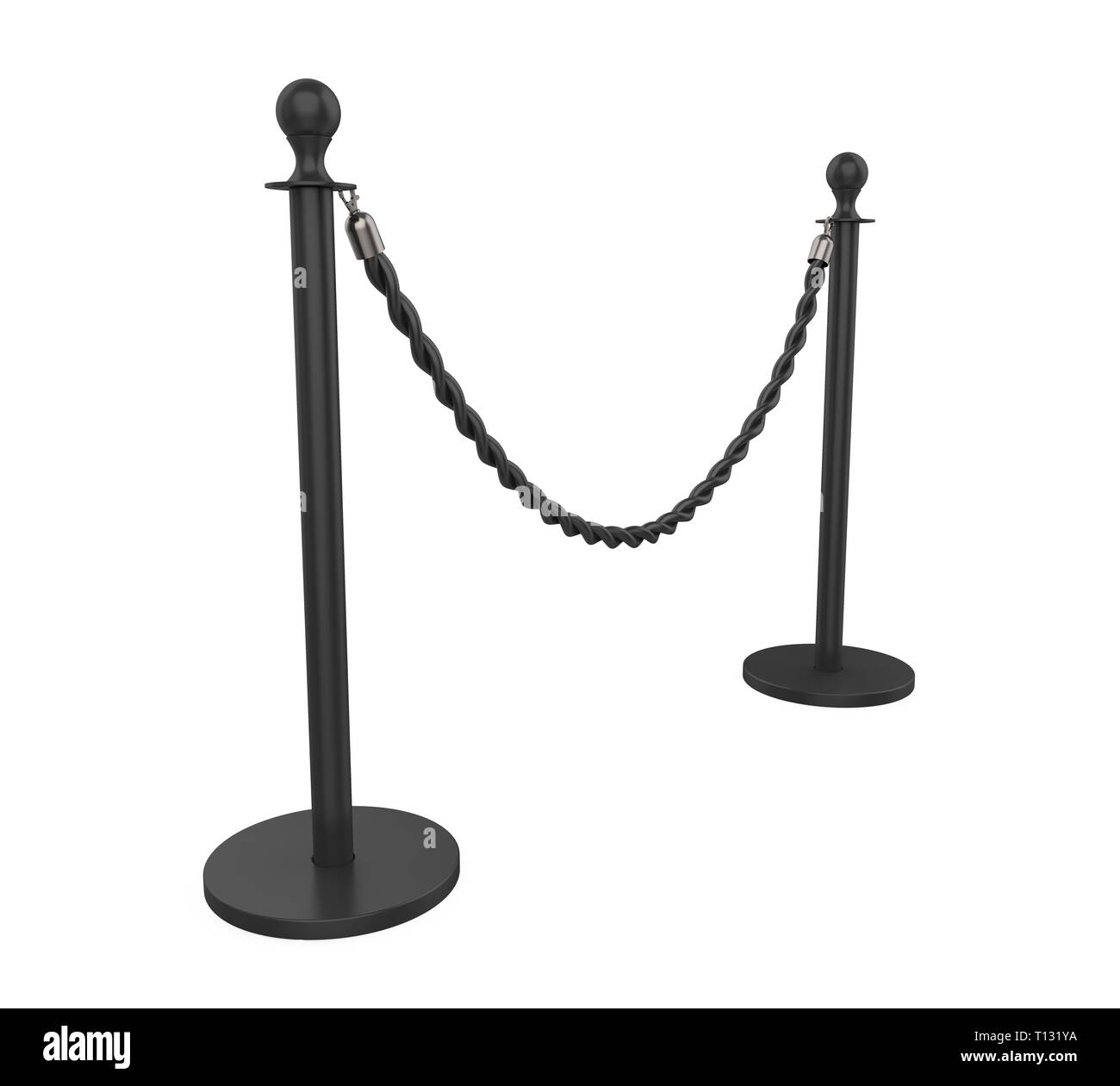 Stand rope barrier hi-res stock photography and images - Alamy