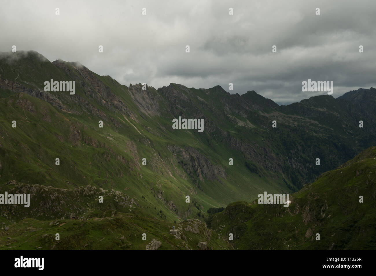The southern Swiss Alps Stock Photo - Alamy