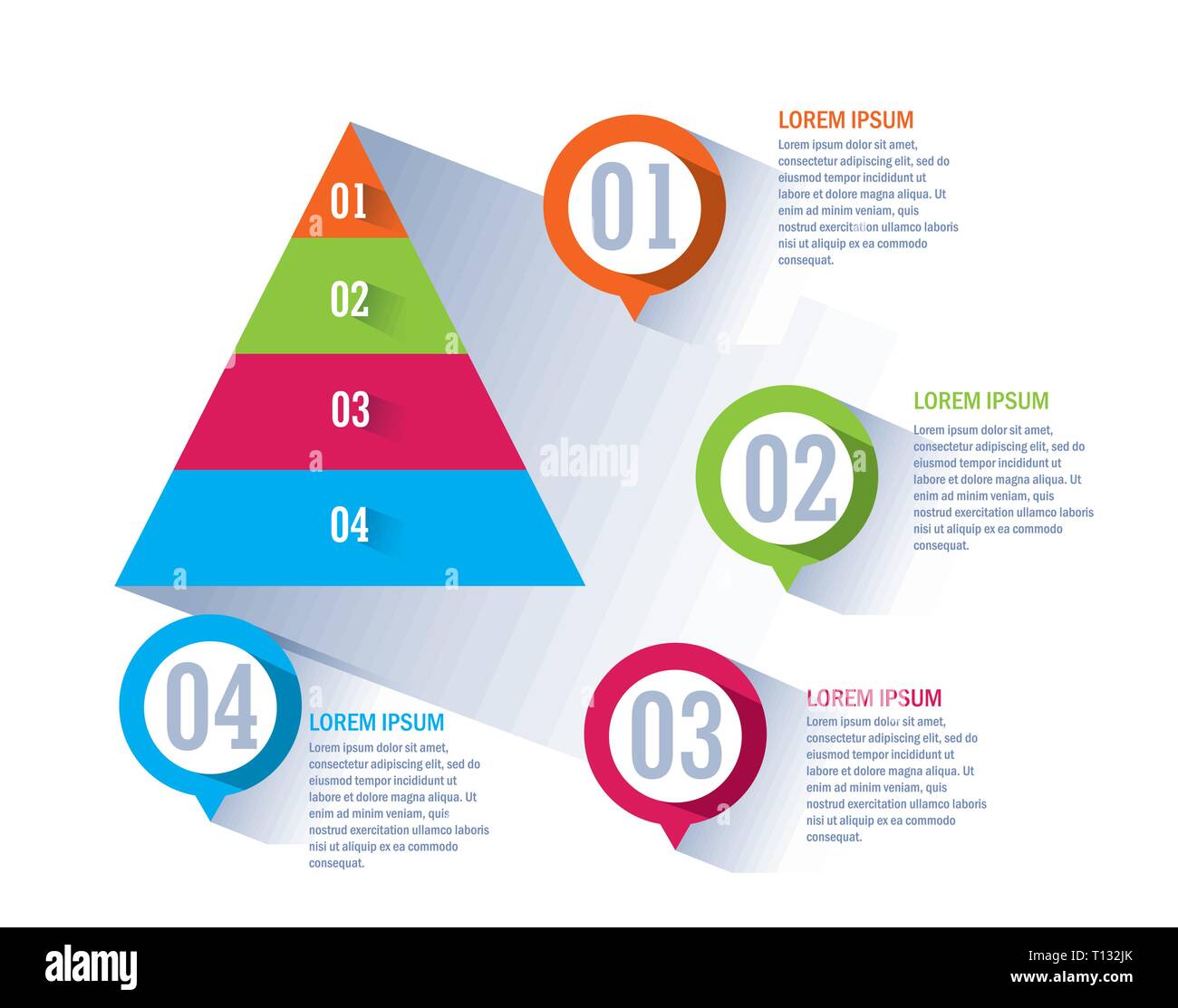 Pyramid of numbers Cut Out Stock Images & Pictures - Alamy