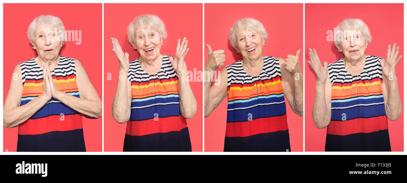 Collage face hi-res stock photography and images - Alamy