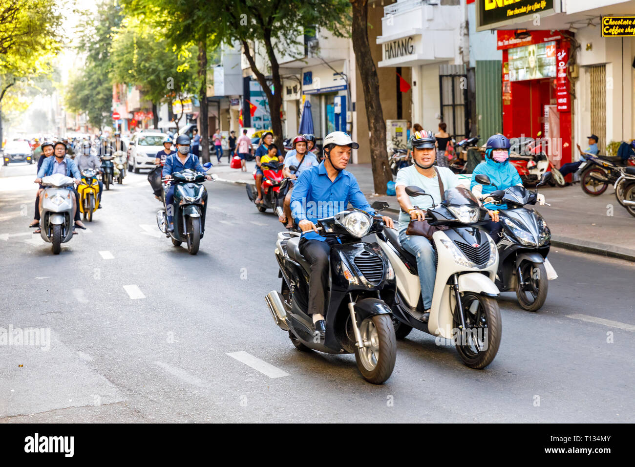 Saigon vietnam motorcycle hi-res stock photography and images - Alamy