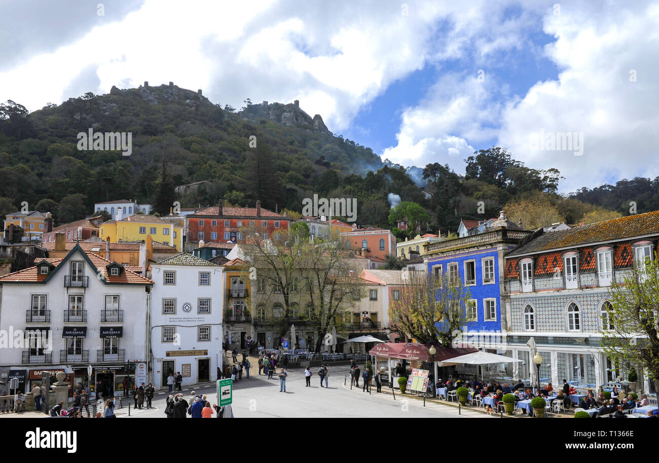 Town view of sintra hi-res stock photography and images - Alamy
