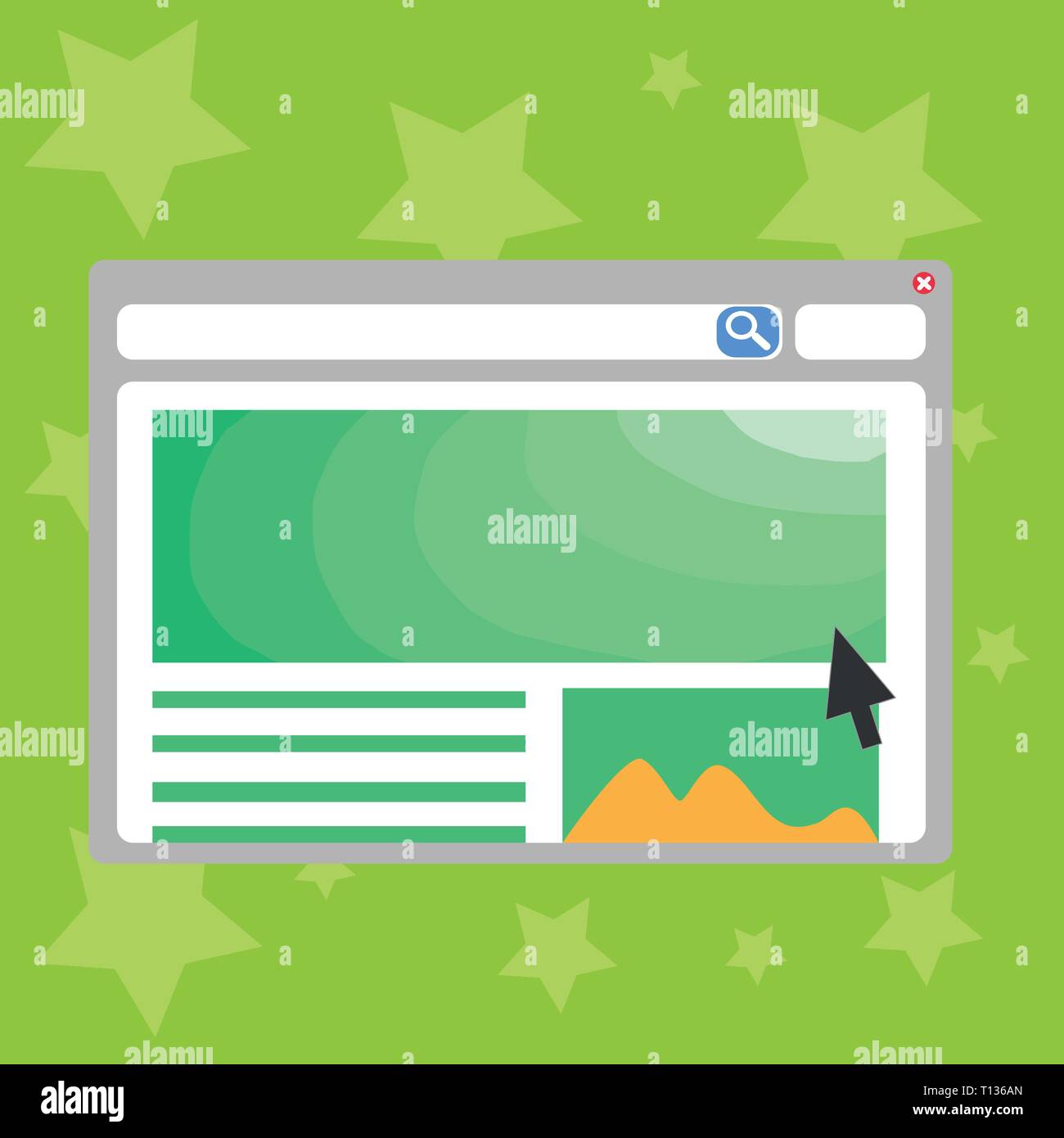 Blank Template of Pastel Colorful Website Layout Design for Homepage ...