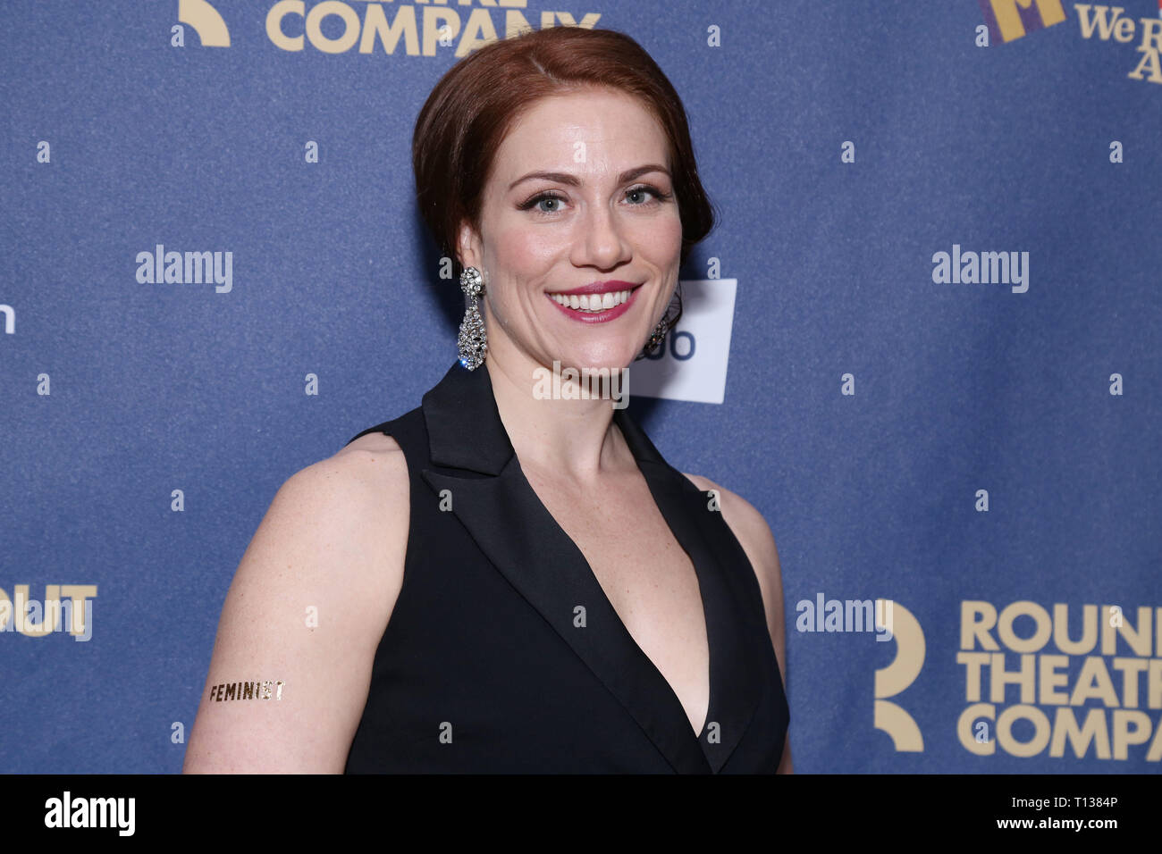 Opening night party for Merrily We Roll Along at the Laura Pels Theatre ...