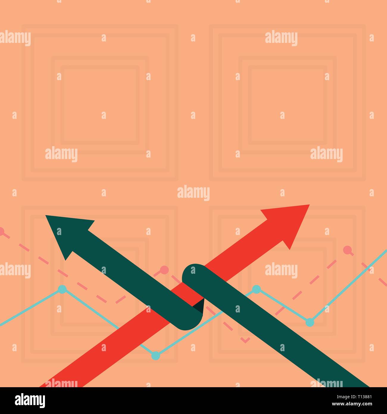 Twisted arrows Stock Vector Images - Alamy