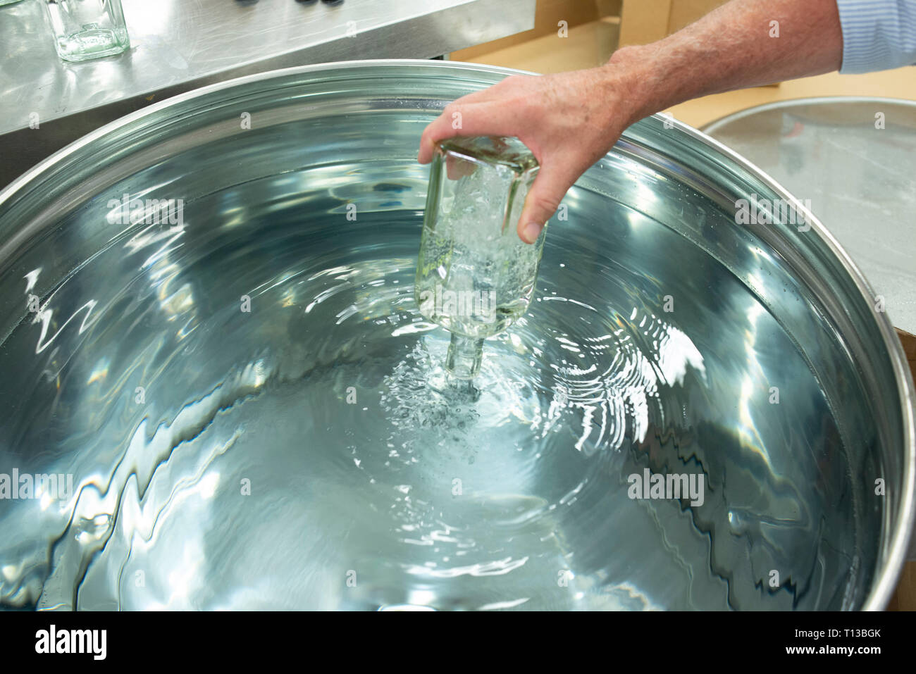 string a big vat of gin Stock Photo - Alamy