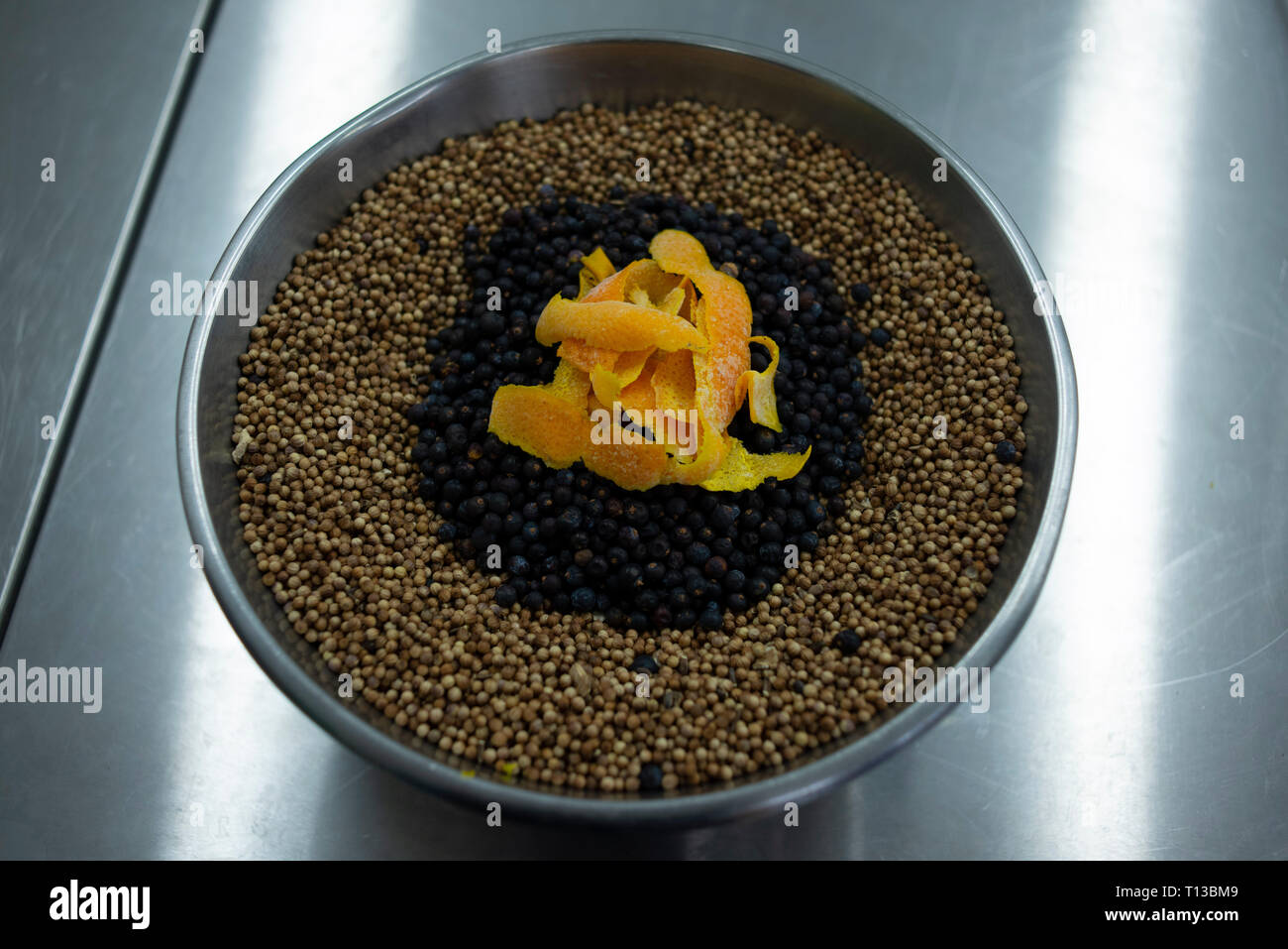 details of botanicals used in gin making Stock Photo - Alamy