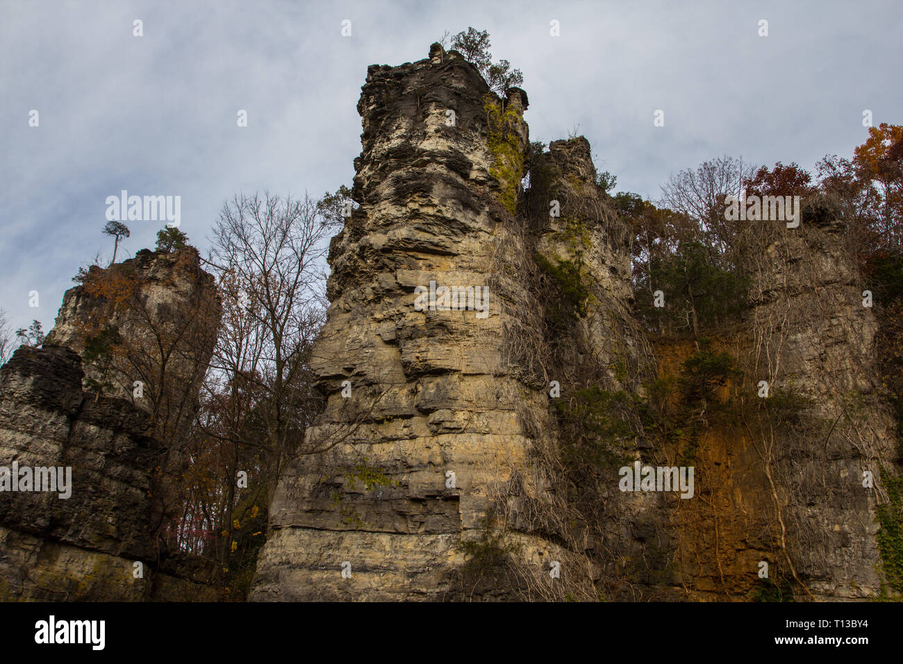 Natural Chimneys, Virginia Stock Photo - Alamy