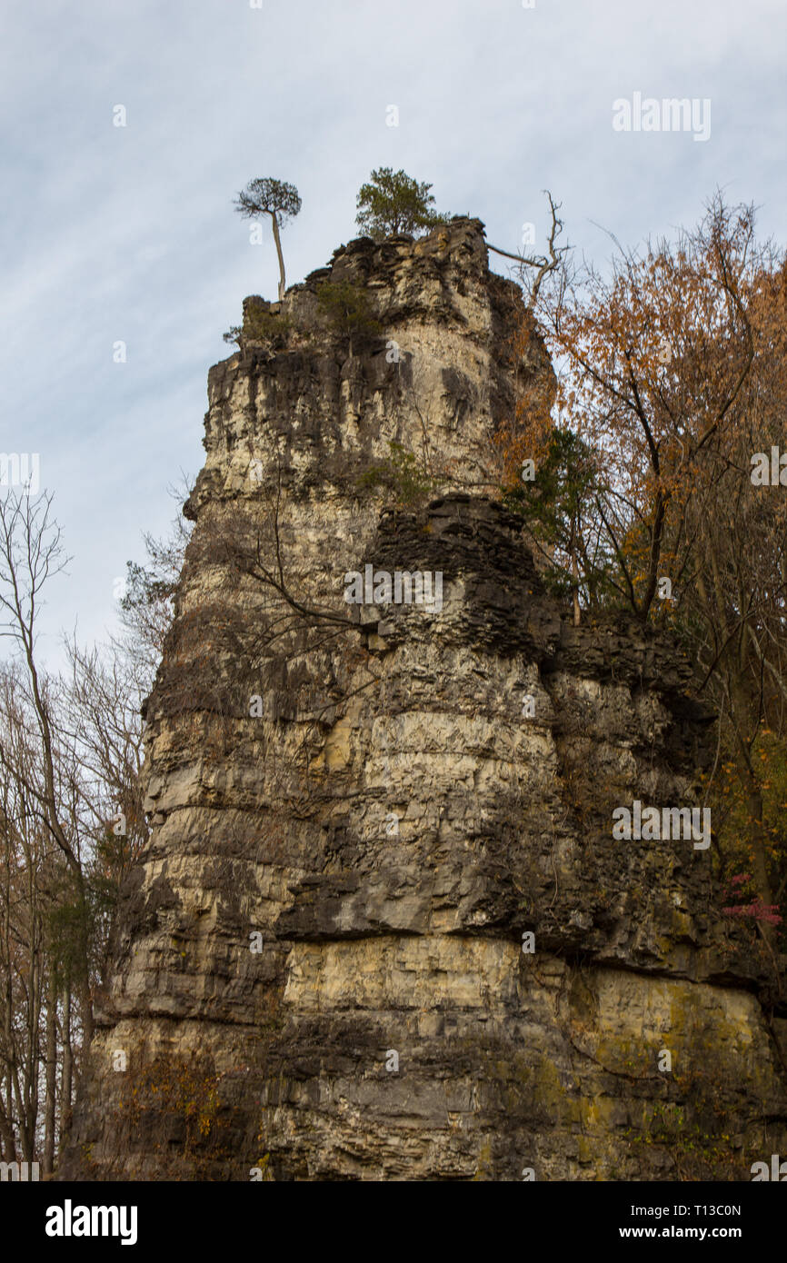 Natural Chimneys, Virginia Stock Photo - Alamy