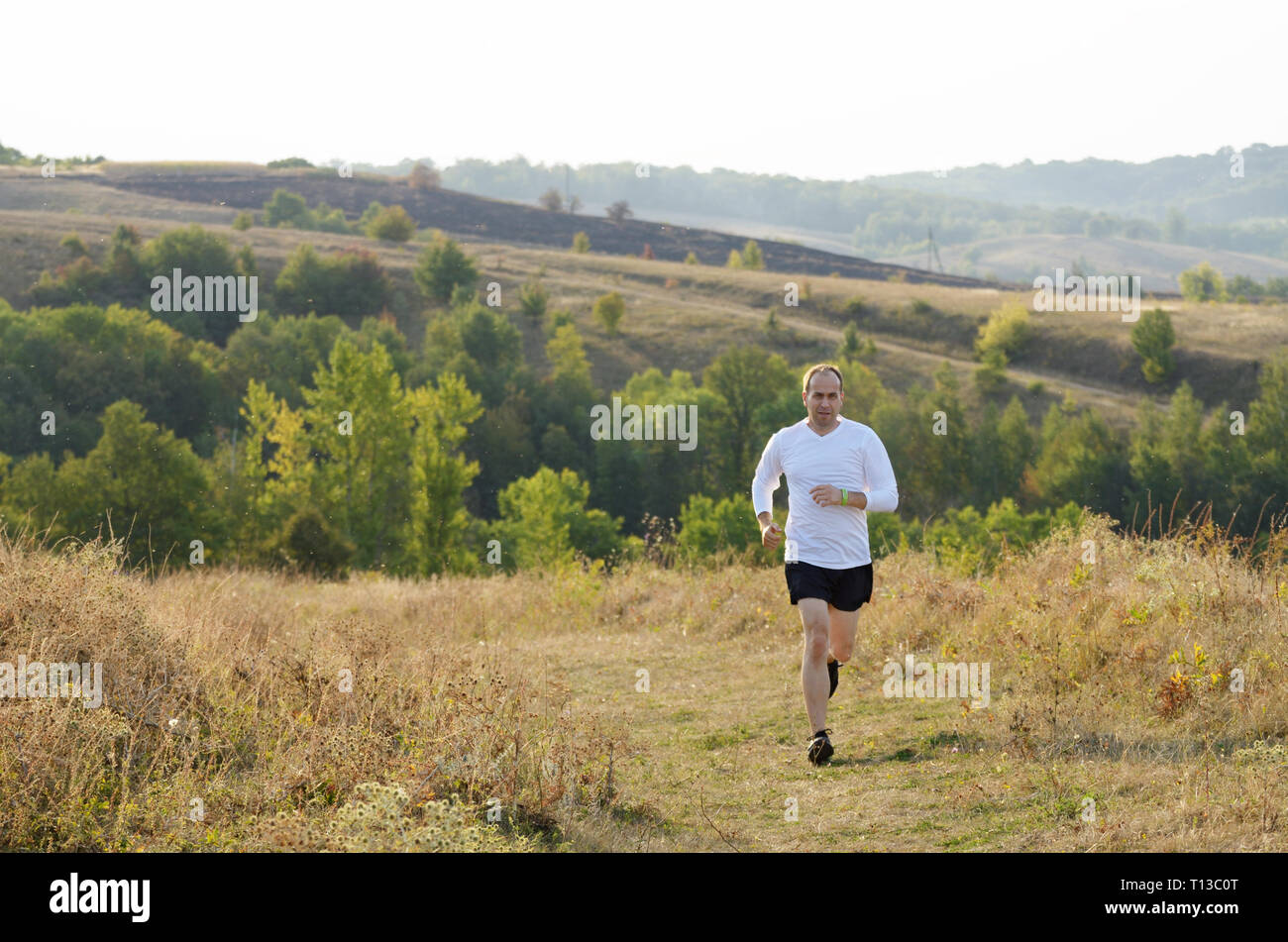 Lifestyle jogging middle aged hi-res stock photography and images - Alamy