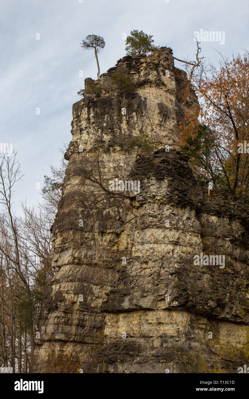 Natural Chimneys, Virginia Stock Photo - Alamy