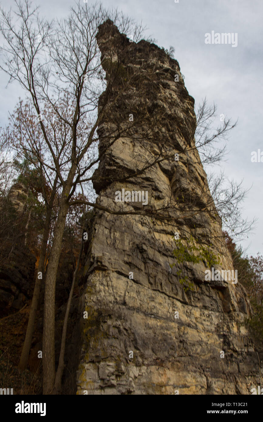 Natural Chimneys, Virginia Stock Photo - Alamy