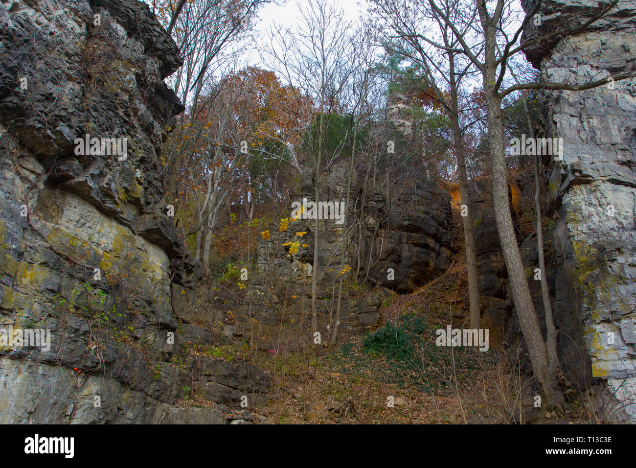 Natural Chimneys, Virginia Stock Photo - Alamy