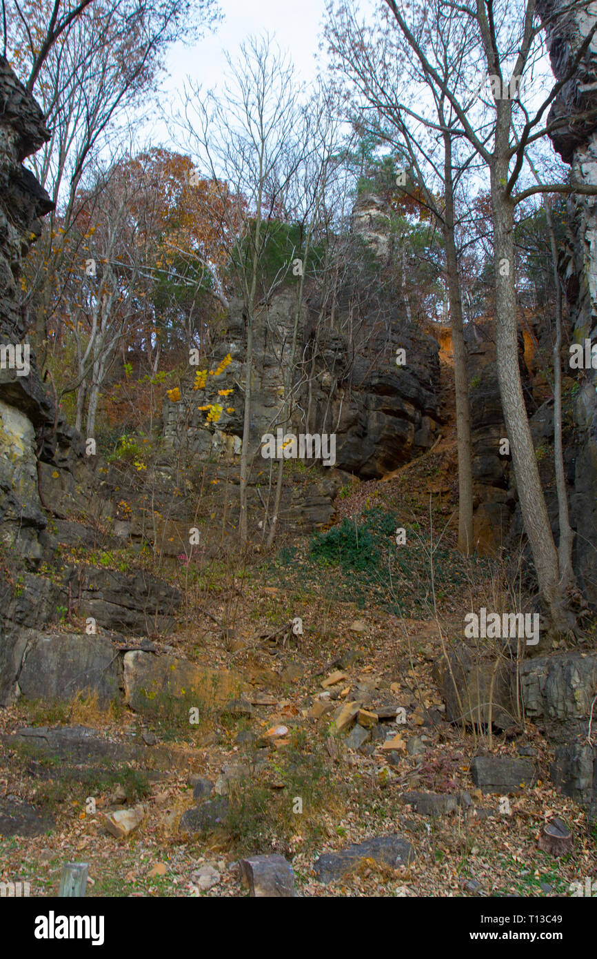 Natural Chimneys, Virginia Stock Photo - Alamy