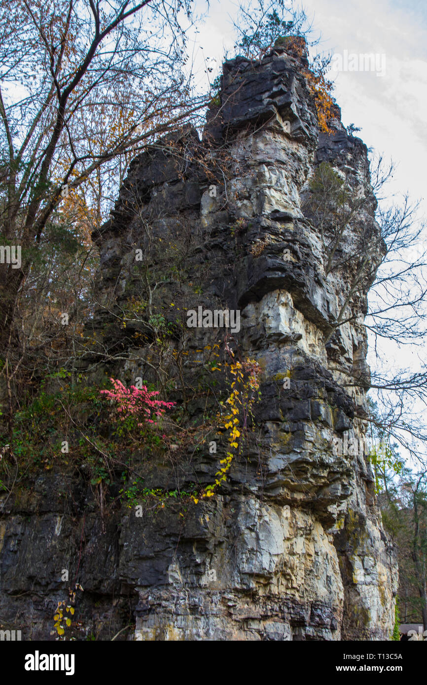 Natural Chimneys, Virginia Stock Photo - Alamy