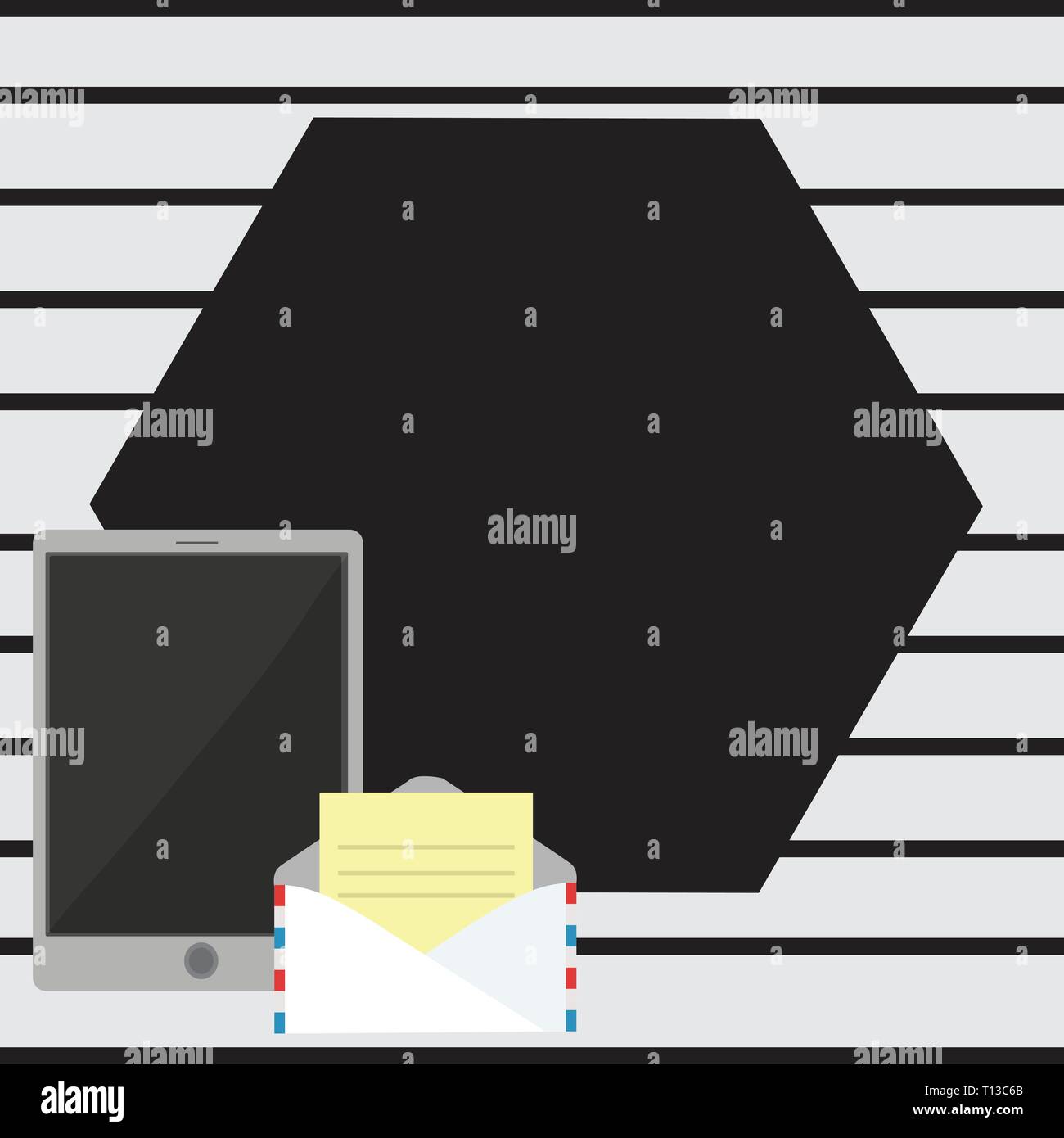 Envelope b Stock Vector Images - Alamy