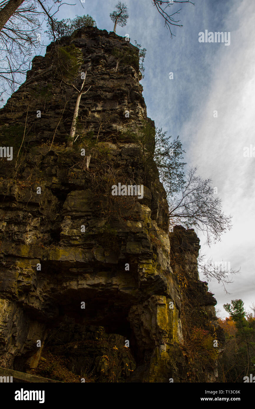 Natural Chimneys, Virginia Stock Photo - Alamy