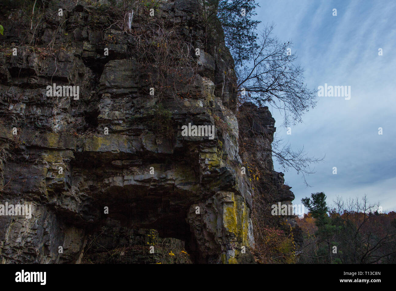 Natural Chimneys, Virginia Stock Photo - Alamy
