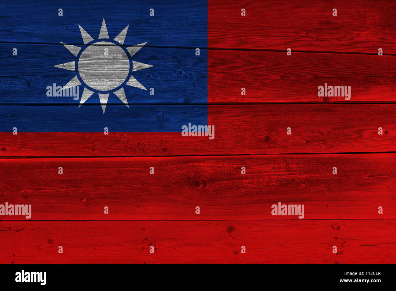 Old Taiwan Flag High Resolution Stock Photography and Images - Alamy