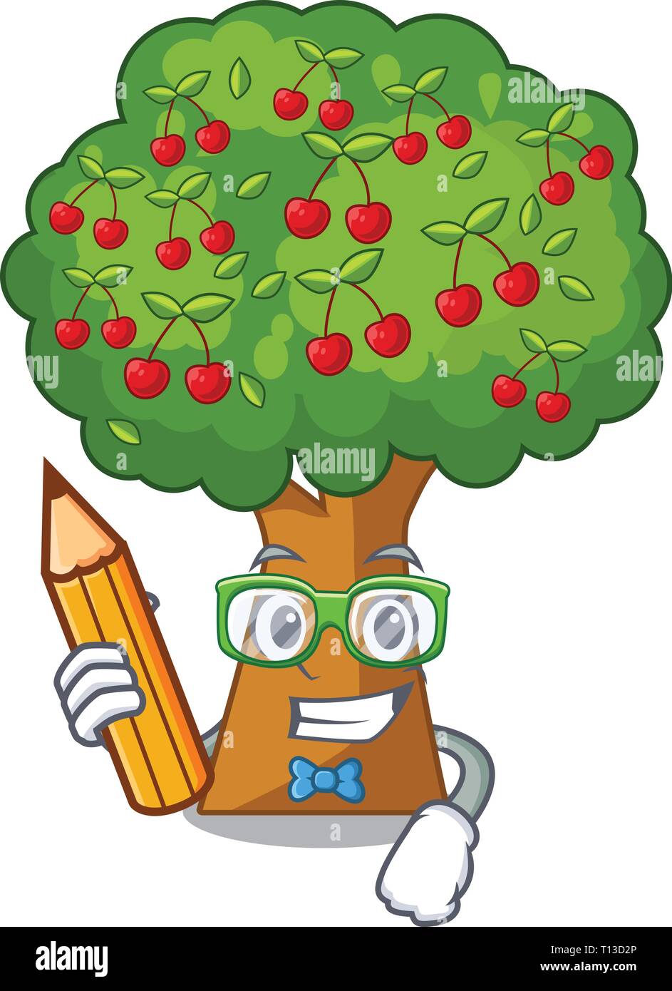 Cherry garden school Stock Vector Images - Alamy