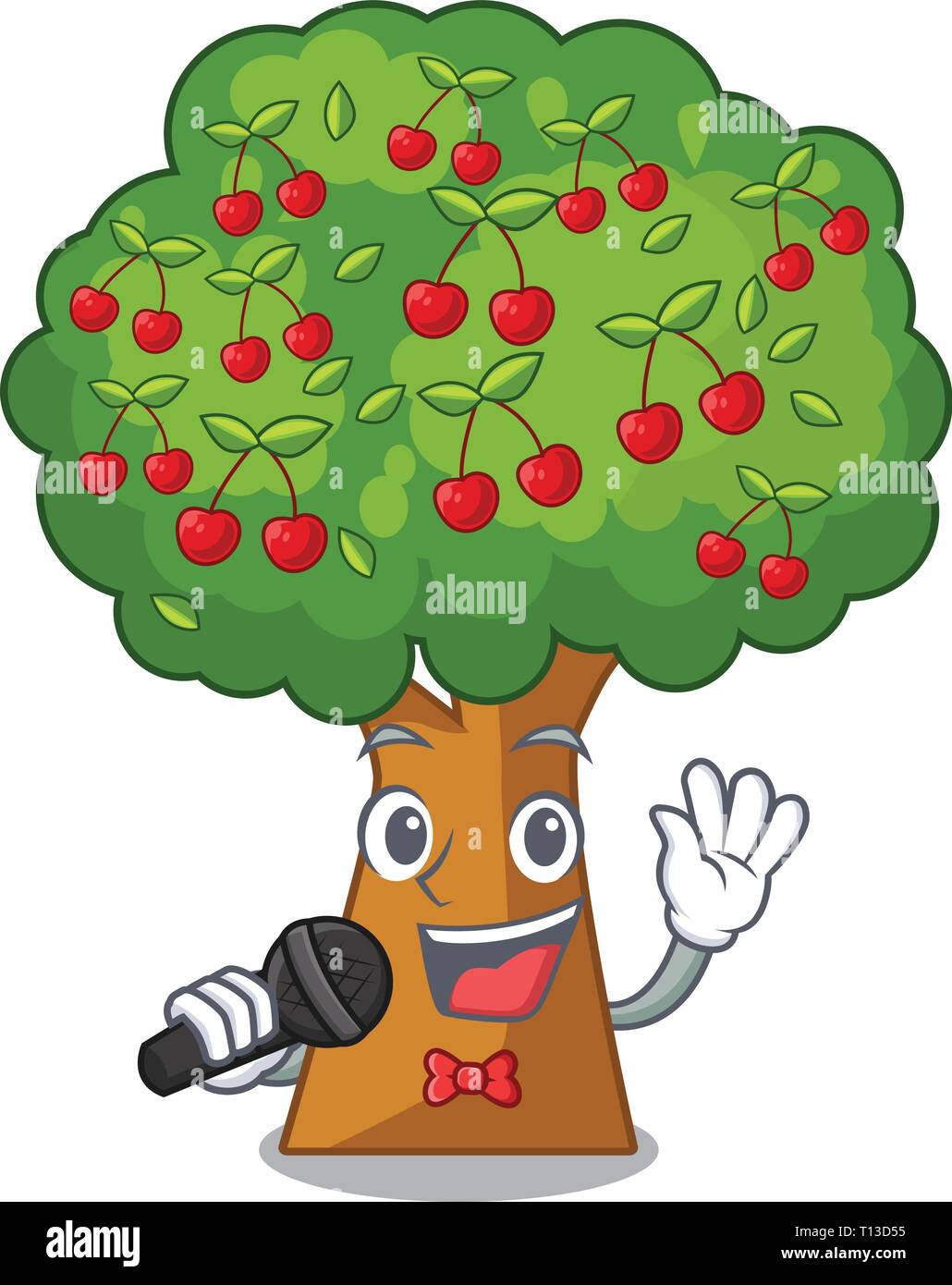 Singing in forest Stock Vector Images - Alamy