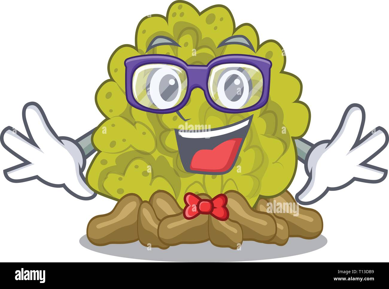 Geek miniature green coral reef with mascot Stock Vector Image & Art ...