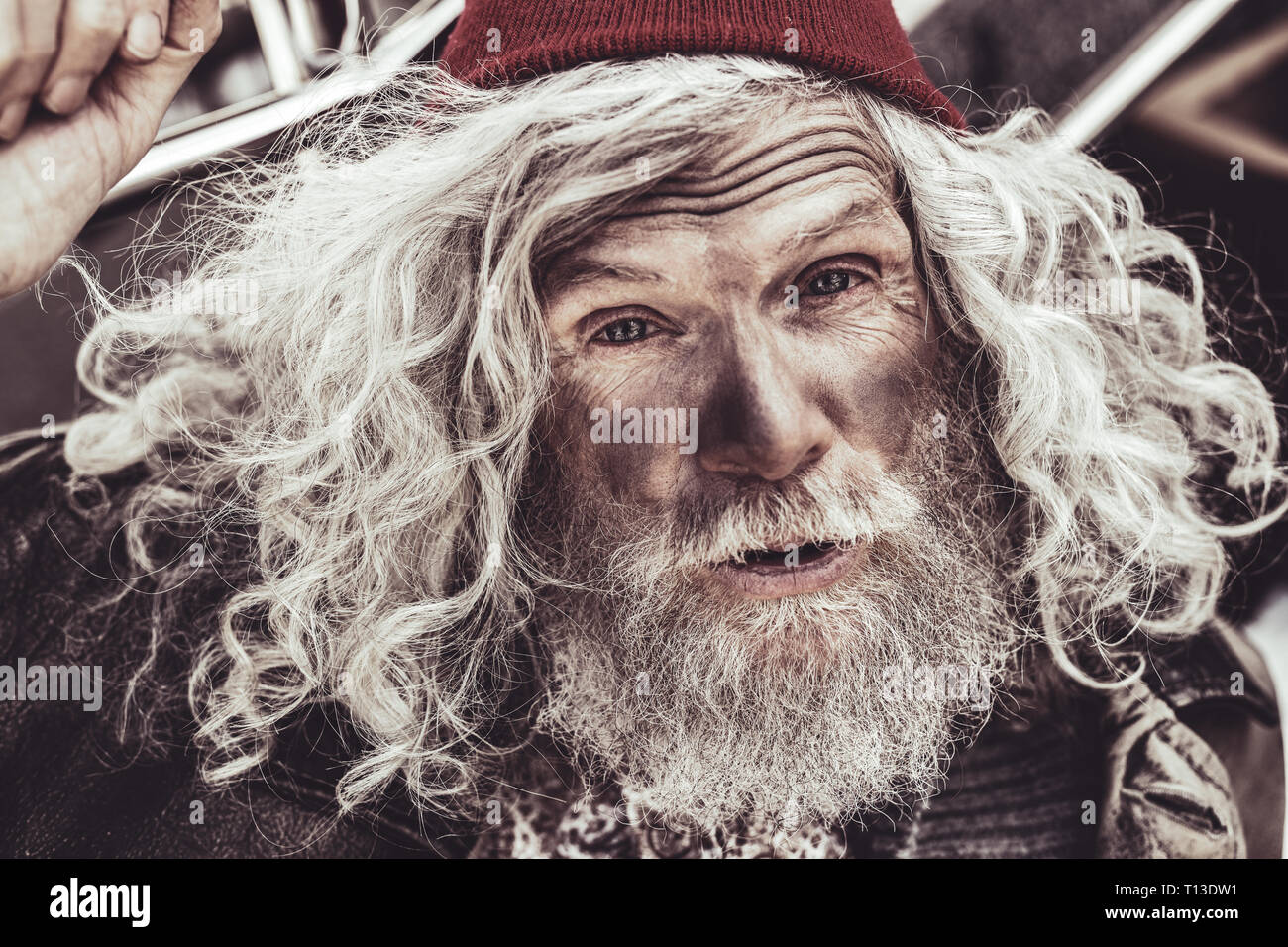 Portrait sad fired poor hi-res stock photography and images - Alamy