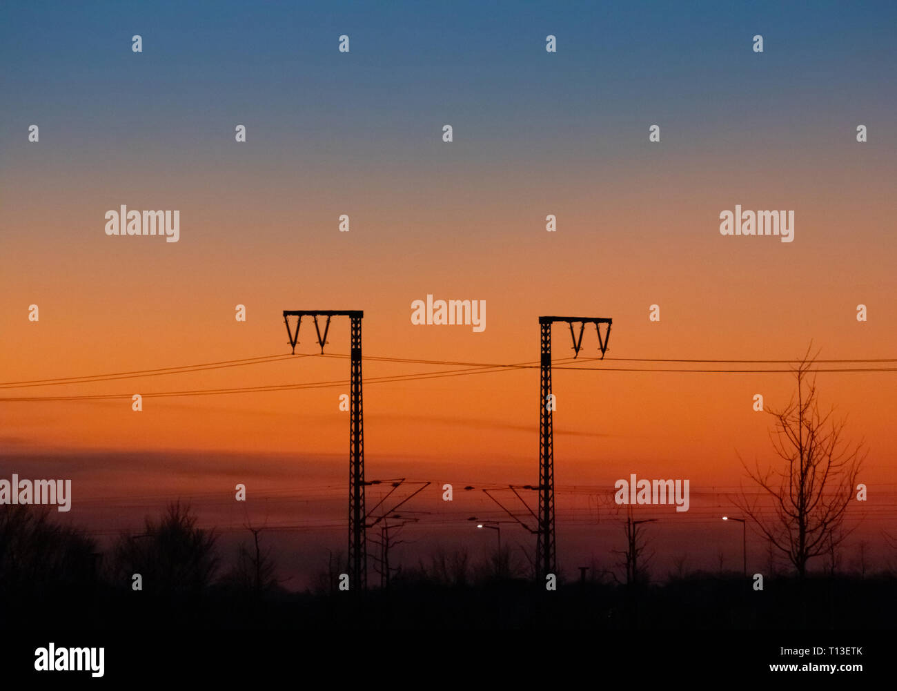 Electricity cable hi-res stock photography and images - Alamy