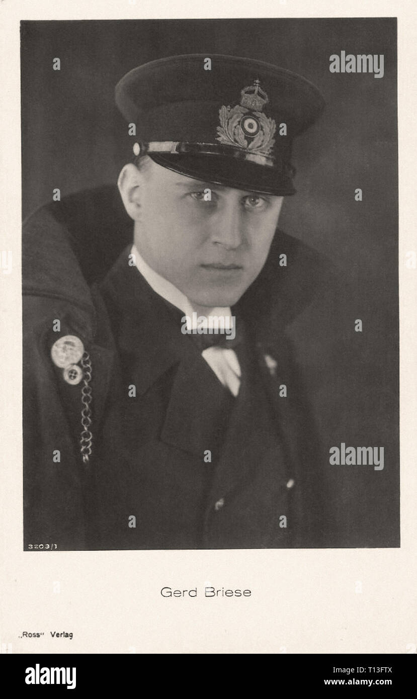 Promotional photography of Gerd Briese - Silent movie era Stock Photo ...