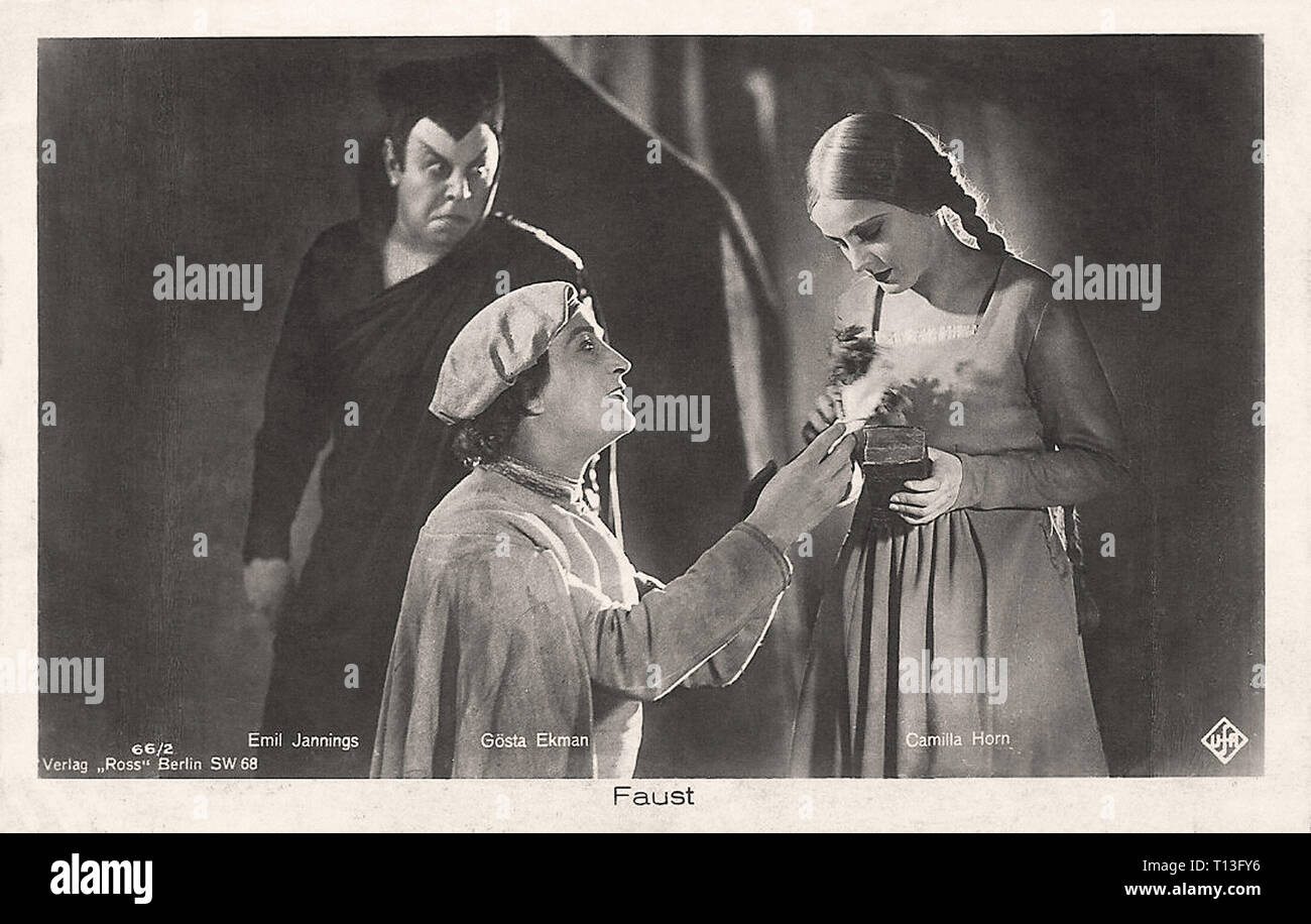 Promotional photography of Gösta Ekman Emil Jannings and Camilla Horn ...