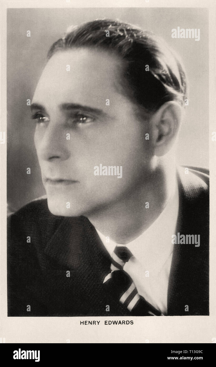 Promotional photography of Henry Edwards - Silent movie era Stock Photo ...