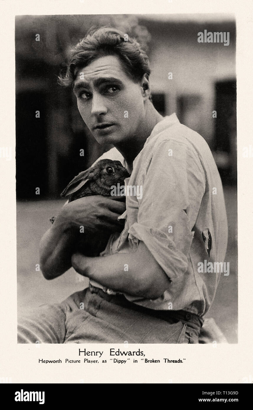 Promotional photography of Henry Edwards in Broken Threads (1917 ...