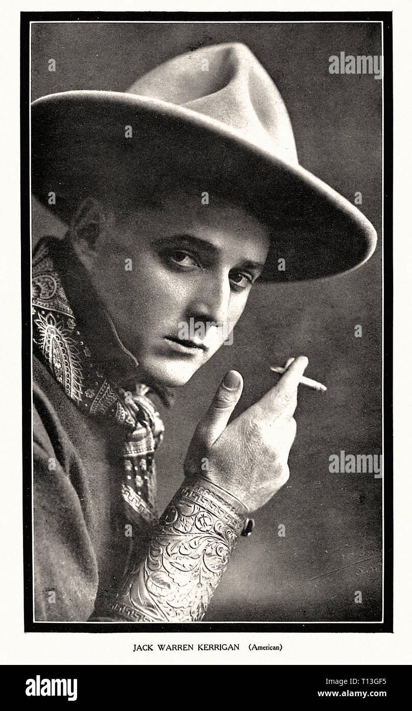 Promotional photography of Jack Warren Kerrigan 1912 - Silent movie era ...