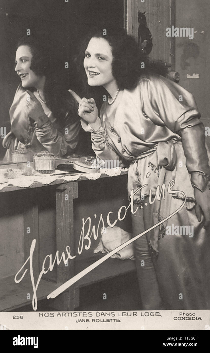 Promotional photography of Jane Rollette (2) - Silent movie era Stock ...