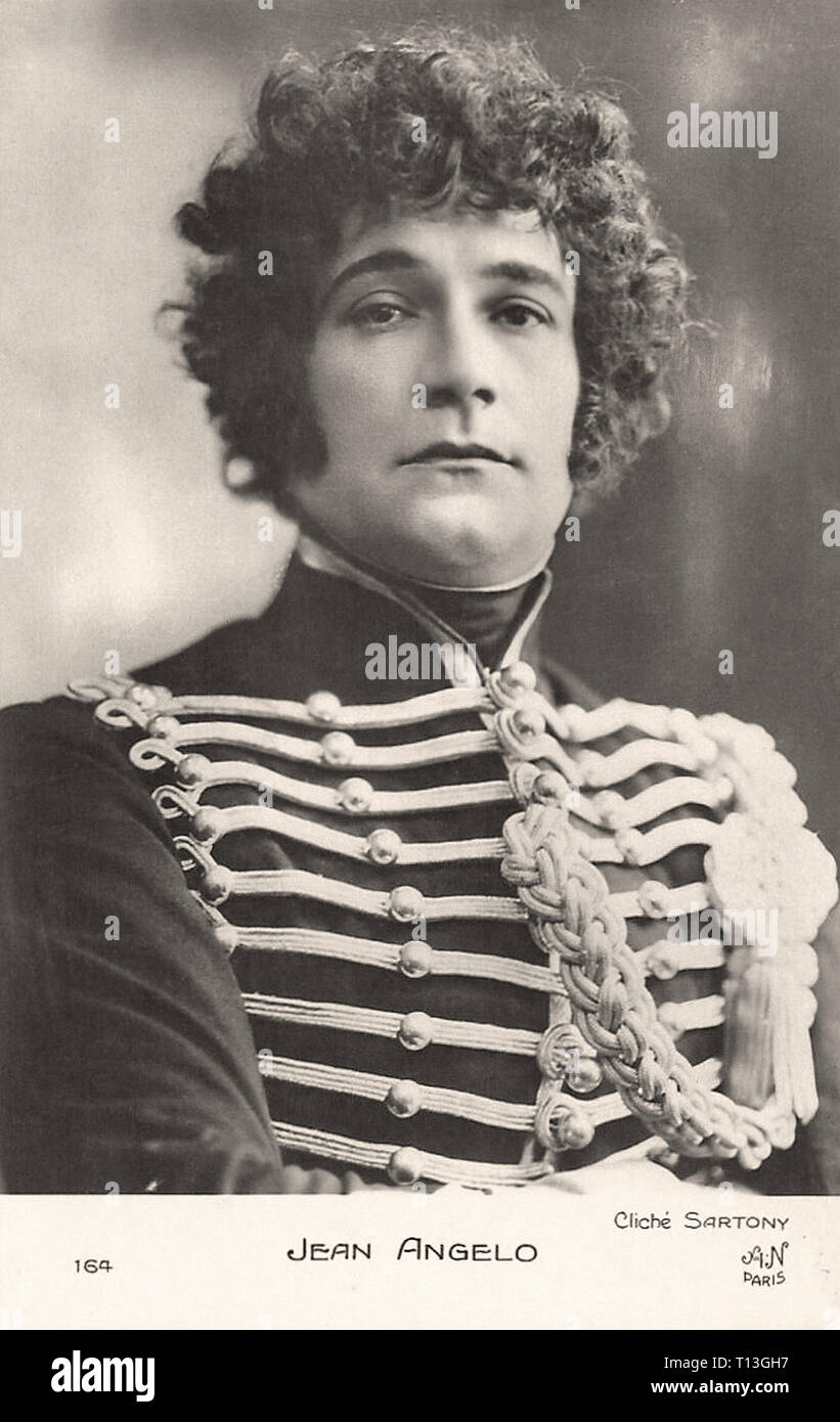 Promotional photography of Jean Angelo - Silent movie era Stock Photo ...