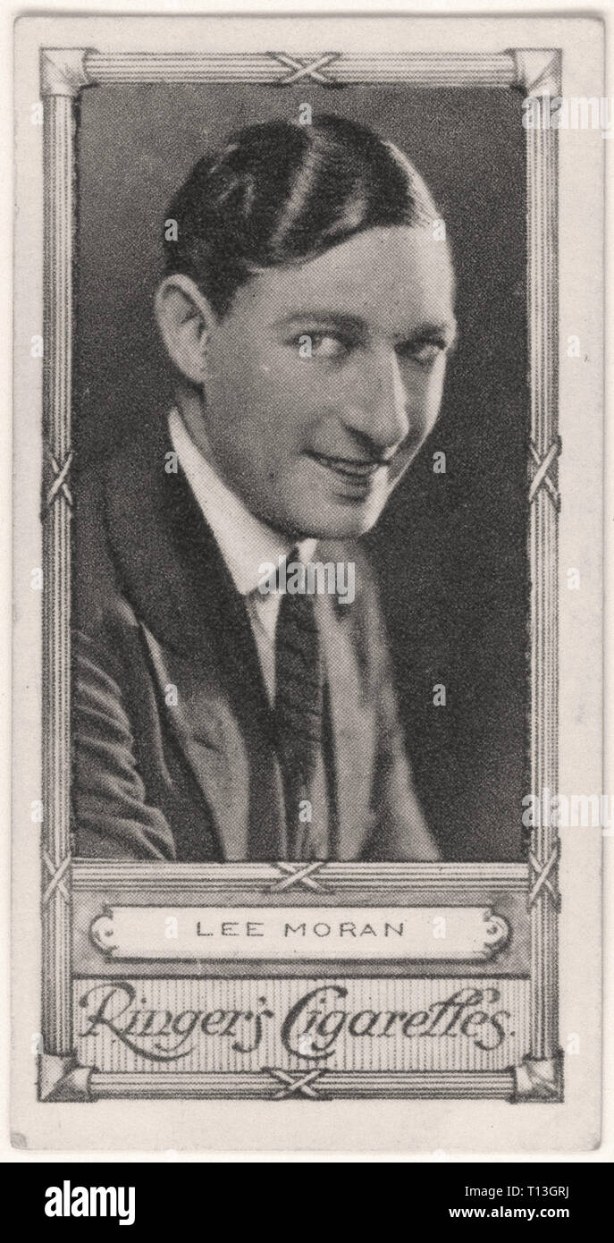 Promotional photography of Lee Moran- Cinema Stars Cigarette Card ...