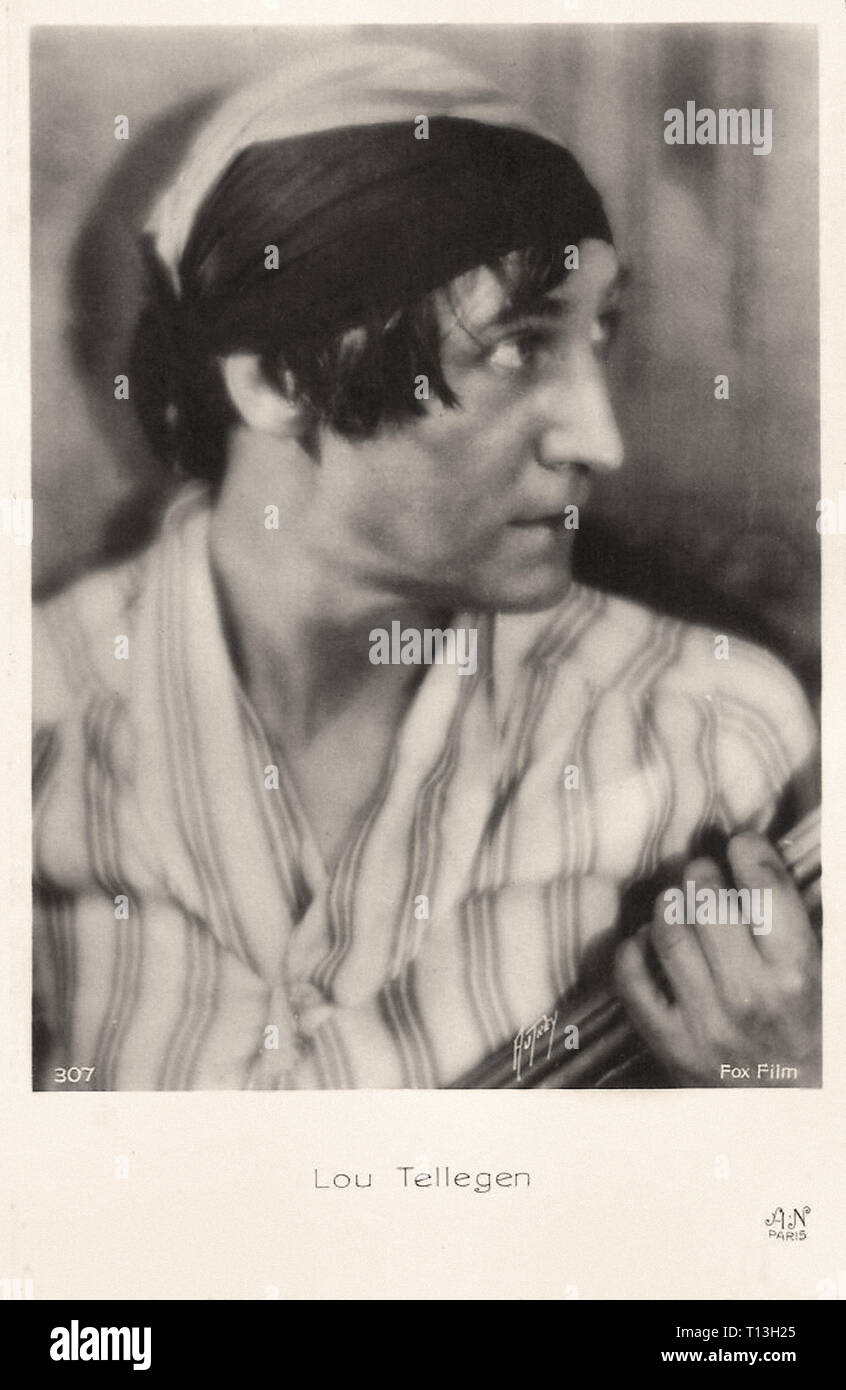 Promotional photography of Lou Tellegen - Silent movie era Stock Photo ...