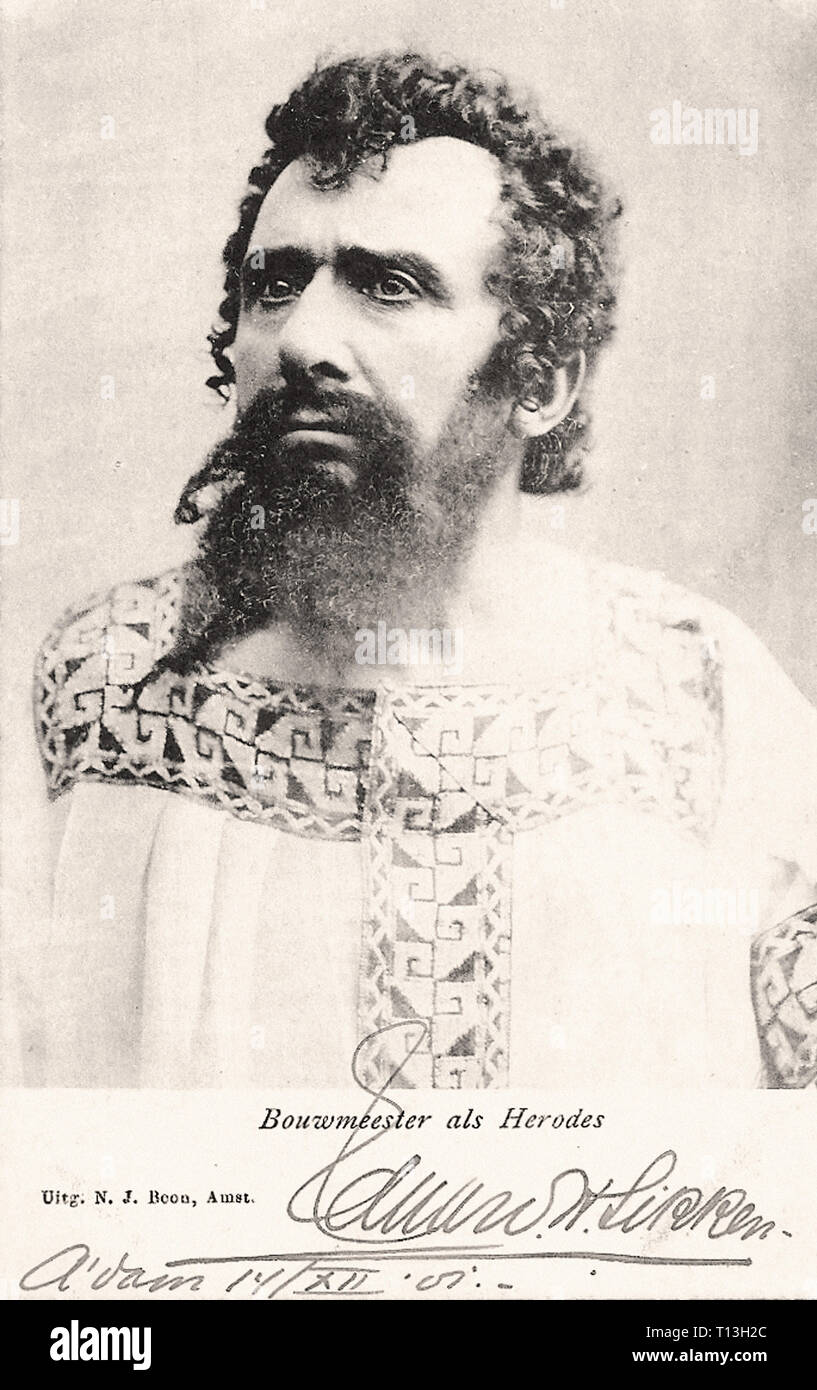 Promotional photography of Louis Bouwmeester as Herod(Es) - Silent ...