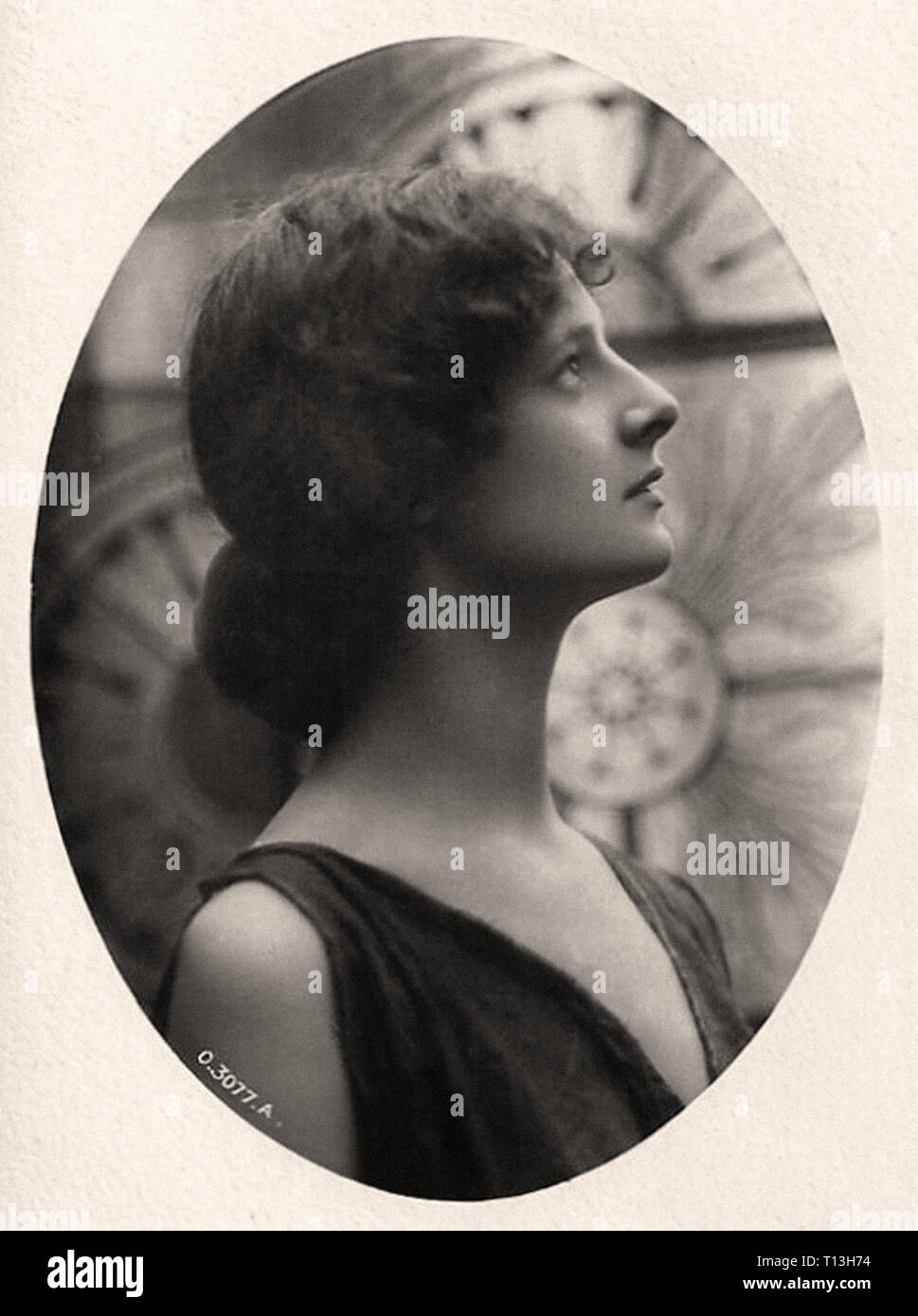 Promotional photography of Mab Paul as Lygia - Silent movie era Stock ...