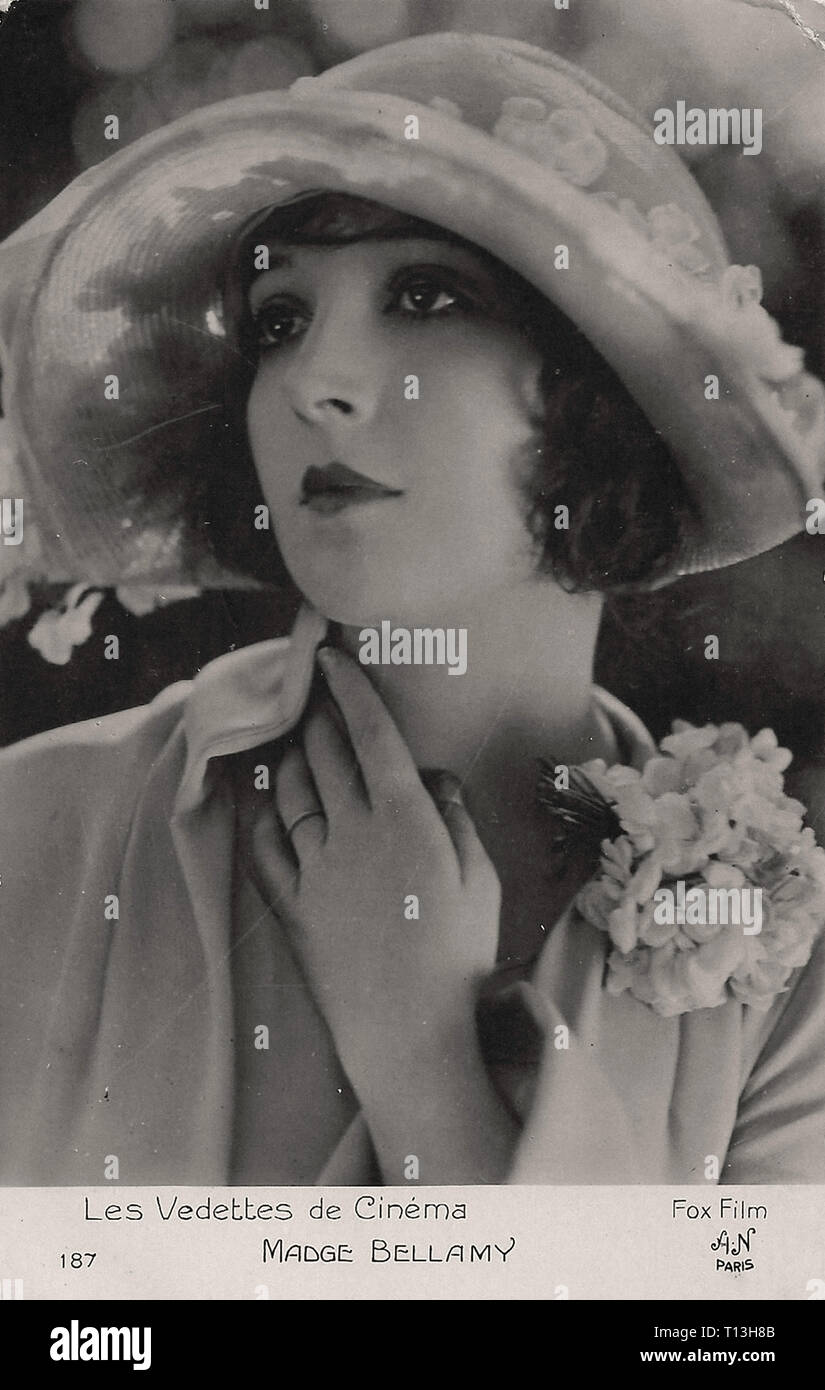 Promotional photography of Madge Bellamy - Silent movie era Stock Photo ...