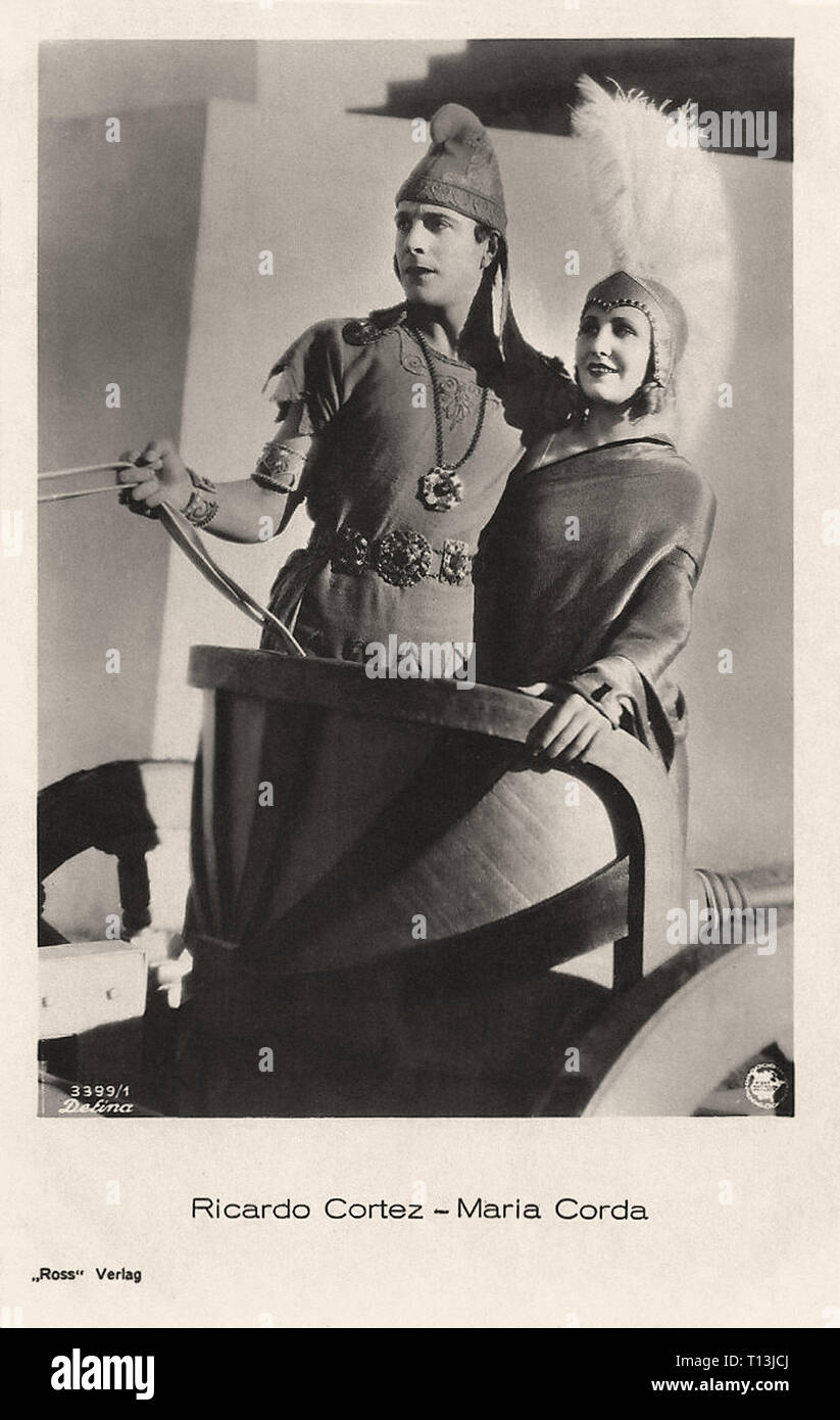 Promotional photography of Maria Corda and Ricardo Cortez - Silent ...