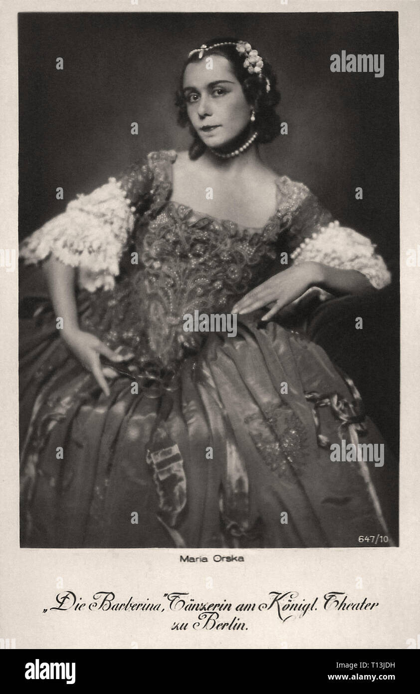 Promotional photography of Maria Orska in Fridericus Rex (1922-1923 ...