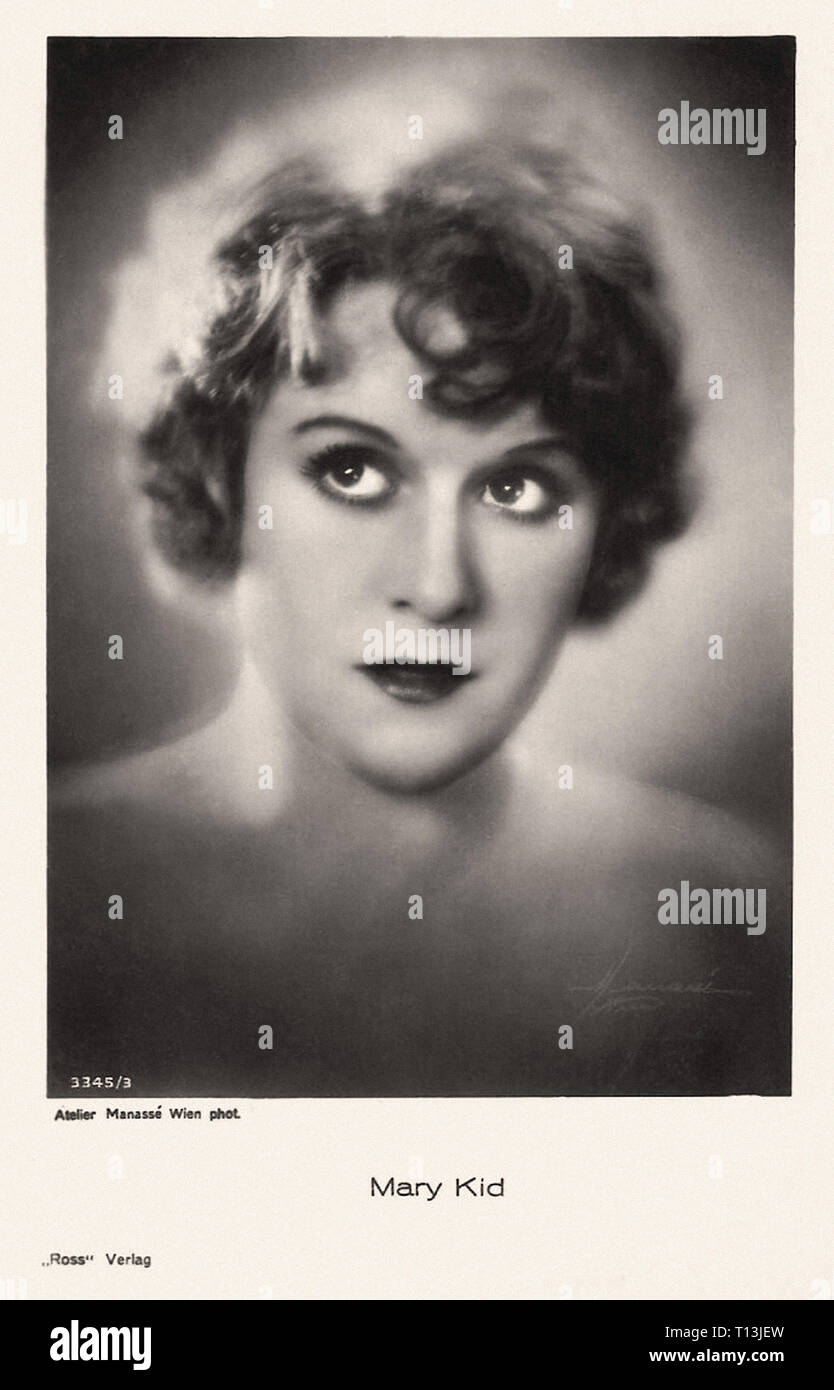 Promotional photography of Mary Kid - Silent movie era Stock Photo - Alamy